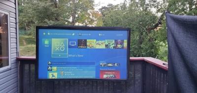 China Outdoor P4 LED Display Screen 256x128mm Full Color Digital Advertising Billboard Wall Mount for sale