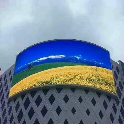 China P10 Outdoor Fixed LED Display SMD Full Color Advertising Screen 320x160mm 10000pixels/m² for sale