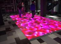 China P6.25 Portable LED Video Dance Floor 1000x1000mm Outdoor Waterproof for Party for sale