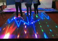 China Waterproof Interactive LED Dance Floor Display P4.81 DC 15V Die Casting Aluminum for sale
