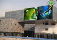 China High brightness video function outdoor full color P8 led display with 1/4scan for sale