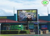 China P6 Outdoor Full Color LED Billboard 960x960mm Steel Cabinet 7500cd/m² IP65 for sale