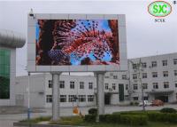 China Outdoor Full Color LED Display Cabinet 960x960mm P10 SMD Fixed Installation Digital Sign for sale