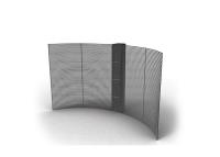 China Indoor Mesh Screen LED Display SMD 2525 7.8125-15.625mm Pixel Pitch 70-90% Transparency for sale