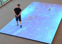 China P3.91 Outdoor LED Floor Screen Interactive Dance Floor 2500cd Brightness IP65 for sale