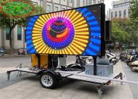 China P3.91 Full Color Cab Screen LED Message Board IP65 1/8 Scan Mode 65410 Pixels Outdoor for sale
