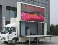 China P6 Outdoor Mobile LED Video Display - 6mm Pixel Pitch, 7500cd/m² Brightness, IP65 Rated for Vehicle Mounting for sale