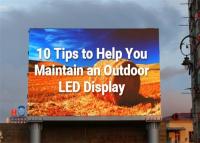 China Full Color P10 Outdoor LED Panel 5000cd/m2 Brightness 10mm Pixel Pitch for sale