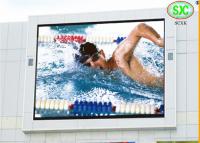 China P10 DIP Full Color Outdoor LED Display 160x160mm Stadium Billboard 6000cd Brightness for sale