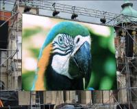 China P6 Outdoor Hanging LED Display Module IP65 Cast Aluminum Cabinet 7500nits for sale
