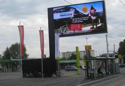 China P10 Outdoor LED Display Cabinet 960x960mm 6000nits Full Color Video Screen for sale