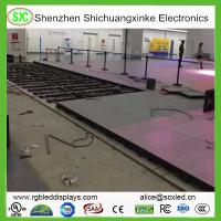 China P4.81 Noiseless Interactive LED Video Dance Floor - 500x500mm IP65 Waterproof with 43,222 Dots/m² Resolution for sale