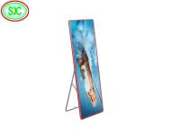 China P1.53mm 680x2000mm LED Poster Display SMD2121 1R1G1B Aluminum Cabinet for sale
