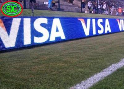 China P6 Outdoor Stadium LED Perimeter Display 8000cd Brightness Waterproof Scoreboard for sale