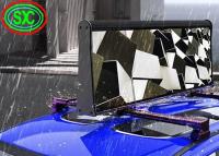 China P5 Double-Sided Taxi Roof LED Sign IP65 Waterproof 5000cd Brightness 960x320mm for sale