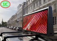 China P5 Outdoor LED Moving Sign Display 5mm Pixel Pitch 40000 Pixels/m² IP65 Waterproof 12V Vehicle Screen for sale