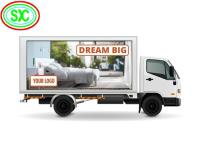 China Mobile Smart P8 Outdoor Led Screen Fixed On Vans IP65 Waterproof for sale