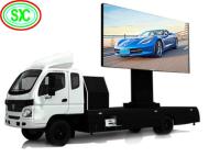China Outdoor P10 Full Color Mobile LED Screen 7000cd Truck Mounted Video Display for Advertising for sale