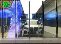 China P12 Flexible Curved led transparent display Screen with 90% transparency for sale