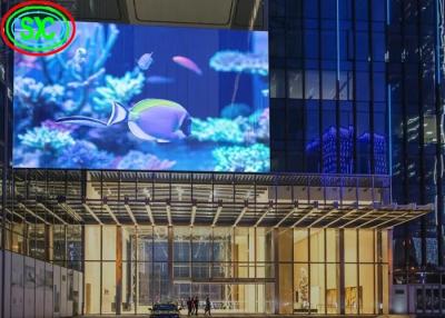 China COB Waterproof Full Color Transparent LED Screen SMD1921 500x1000mm 3 Years Warranty for sale