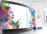 China Full Color Indoor Curved Soft P3.91 LED Curtain Display 500x500mm 65410pixels/m² for sale