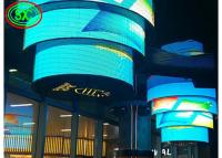 China P10 Flexible LED Mesh Screen Outdoor Rental Display - 10mm Pixel Pitch, 8000 cd/m² Brightness for sale
