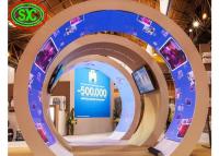 China P5mm HD Flexible Curtain LED Display IP65 Waterproof 40,000 Pixels/m² 8,000 cd/m² Brightness for sale