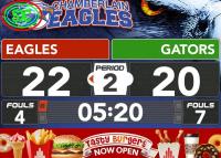 China P6 Outdoor Soccer Scoreboard Stadium LED Display 8000cd Brightness Nationstar LED for sale