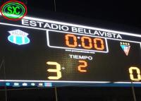 China P8 Square Sport Stadium Timer Video Led Display 160 Degree Viewing Angle for sale