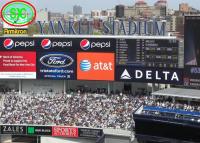 China Front Maintenance External Electronic Signs Led Display Stadium P10 8000cd/㎡ Brightness for sale