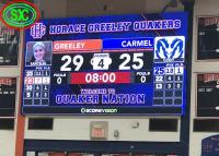 China Indoor Large Programmable Led Display Board Basketball Stadium Screen P5 10 Bits Gray Scale for sale