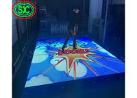 China P3.91 Outdoor LED Floor Screen Interactive Dance Floor 2500cd Brightness IP65 for sale