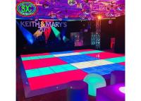 China P4.81 Noiseless Interactive LED Video Dance Floor - 500x500mm IP65 Waterproof with 43,222 Dots/m² Resolution for sale