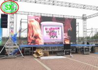 China P6 Outdoor Rental LED Display Wall 62500 Pixels per sqm for Commercial Advertising for sale
