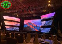 China P3.91 RGB Rental LED Display 6mm Thickness 500x500mm Cabinet 65410 Pixels per sqm for sale