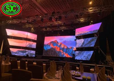 China P3.91 RGB Rental LED Display 6mm Thickness 500x500mm Cabinet 65410 Pixels per sqm for sale