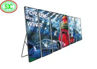 China P3 Ultra Thin Portable Flexible Digital LED Poster Display 4cm Thickness 192x192mm Module 111111 Pixels/m² for sale