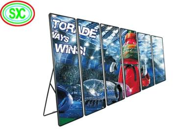 China P3 Ultra Thin Portable Flexible Digital LED Poster Display 4cm Thickness 192x192mm Module 111111 Pixels/m² for sale