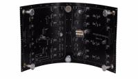 China P4 SMD LED Screen flexible soft led module Pixel density 62500 dots / sqm smd outdoor led display led video display for sale