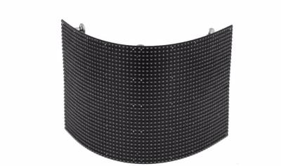 China P4 SMD LED Screen flexible soft led module Pixel density 62500 dots / sqm smd outdoor led display led video display for sale