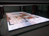 China Epistar P4.81 SMD Full Color LED Floor Tile Screen 500x500mm 1600kg Load Capacity for sale