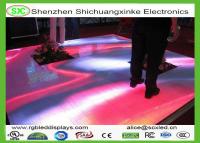 China P4.81 SMD LED Video Dance Floor 500x500mm Interactive Smart Digital Floor for Wedding for sale