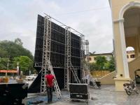China P3.91 Outdoor LED Video Wall 500x500mm Die Cast Aluminum Full Color 4K High Refresh Rate Rental Display for sale