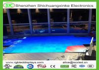 China P4.81 LED Dance Floor Display 500x500mm Anti-Collision Stage Floor Rental for sale