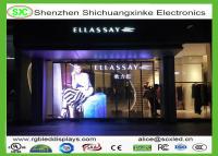 China P10.42 Transparent Glass LED Screen 83% Transparency 800W for Window Display for sale