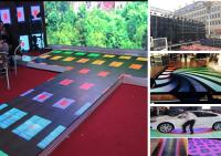 China P1.25 Outdoor LED Dance Floor 6500cd/m2 1920Hz Waterproof DJ Club Stage Screen for sale