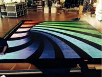 China P1.9 LED Dance Floor Module 250x250mm Full Color SMD Stage Floor 2800cd IP65 for sale