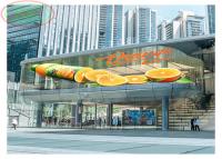 China Transparent LED Display G3.91-7.82 1000x500mm High Brightness 5000cd for Curtain Show for sale