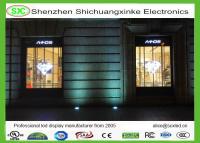 China P12 Flexible Curved led transparent display Screen with 90% transparency for sale