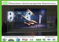 China P10 Advertising transparent video glass screen transparent window display for sale